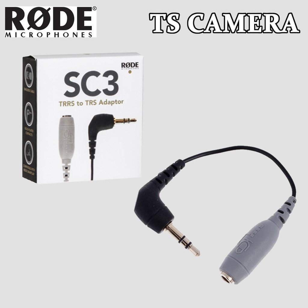 READY IN STOCK RODE SC3 3.5mm TRRS to TRS ADAPTER FOR SMARTLAV | Shopee ...