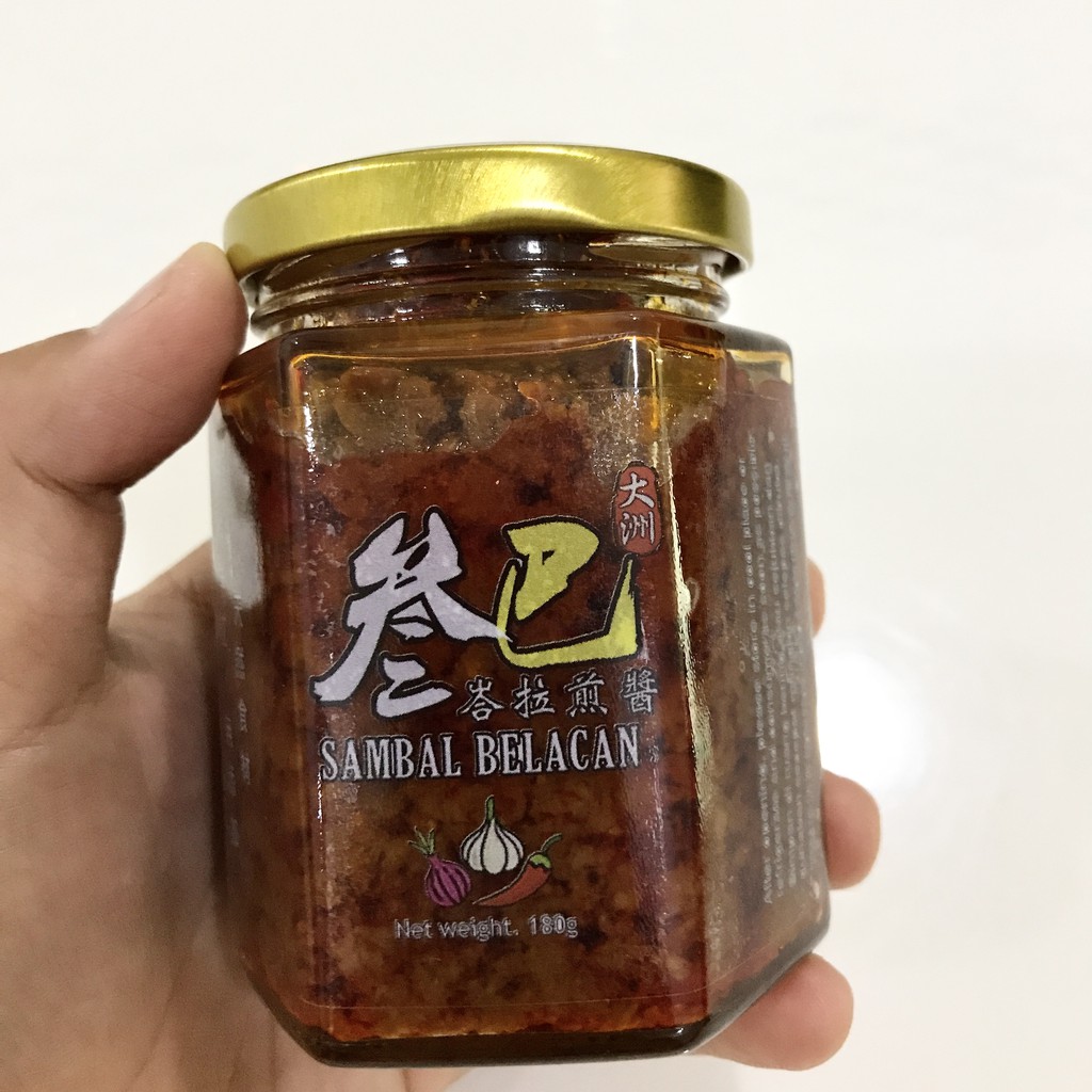 Tai Cheu Homemade Sambal Belacan 叁巴峇拉煎醬/辣椒醬 Belacan Chilli Paste ...
