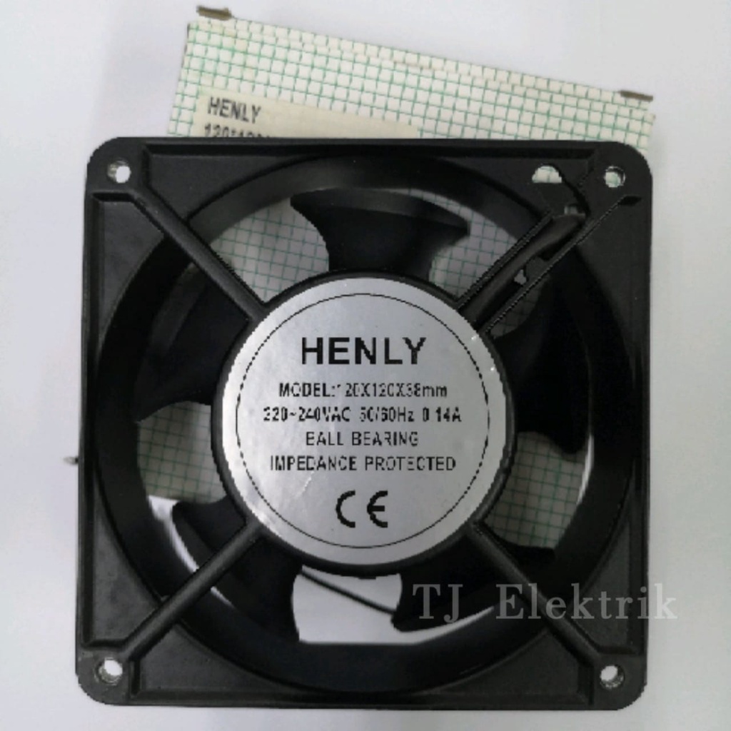 HENLY 4" 240VAC AC Axial Fan /4” Video Fan Cooling Blower 120mm x 120mm x 38mm | Shopee Malaysia