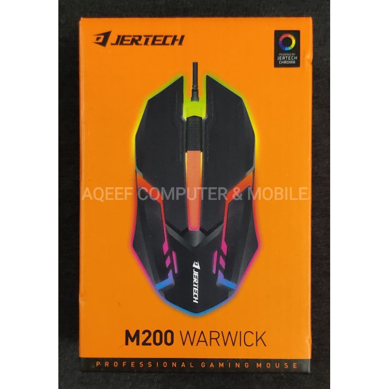 JERTECH M200 WARWICK PROFESSIONAL GAMING MOUSE | Shopee Malaysia