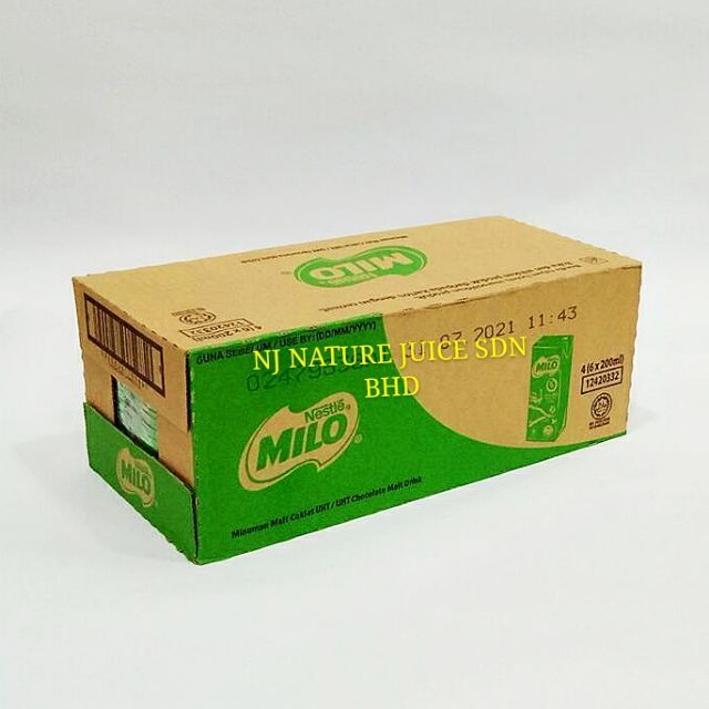 Nestle Milo kotak / Minuman Malt Coklat (24 packs x 200 ml) | Shopee ...