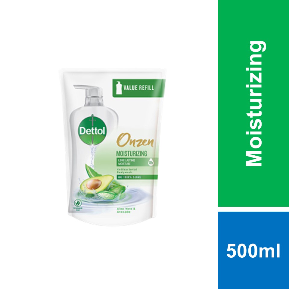 Dettol Shower Gel Refill Pouch Onzen Moisturizing 500ml | Shopee Malaysia