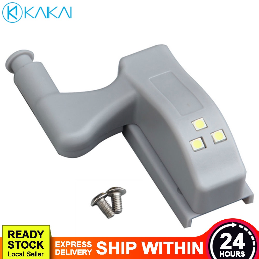 🔥 PROMO 🔥 Battery included Cabinet Hinge Bulb 3 LED Sensor Night Light ...