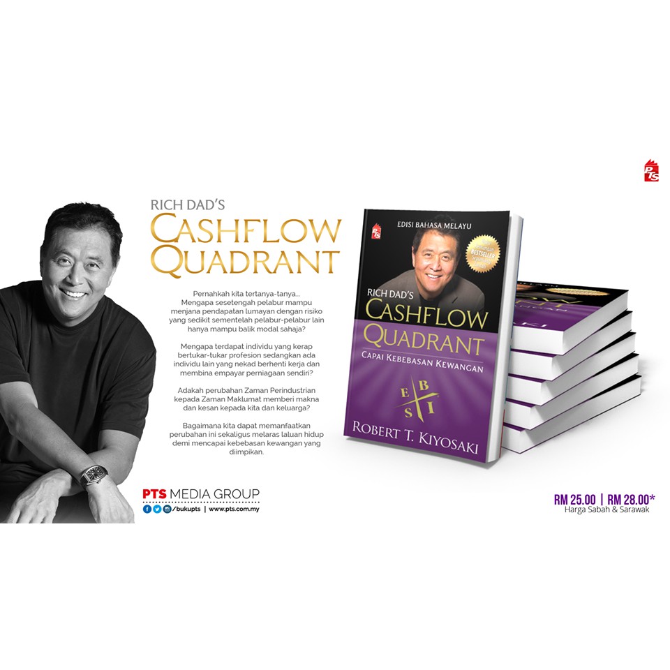 Myb Buku Rich Dads Cashflow Quadrant Edisi Bahasa Melayu Pts