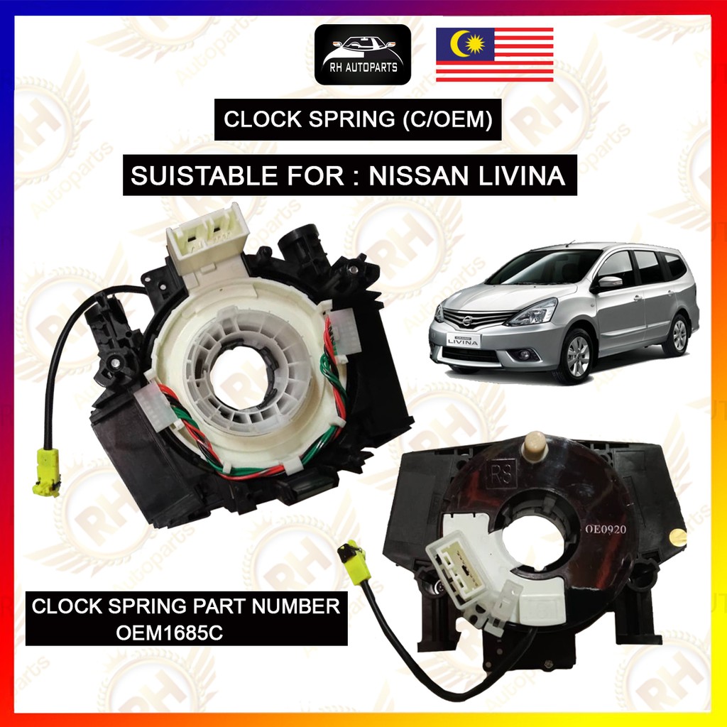 Nissan Sylphy Navara Livina Latio Murano NV200 Clock Spring Horn ...