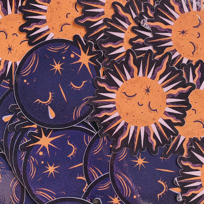 Sun and Moon Sticker Pack | Shopee Malaysia