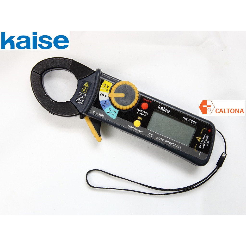 KAISE SK-7661 DIGITAL AC/DC CLAMP METER SK7661 AC/DC AMP METER, AC/DC ...