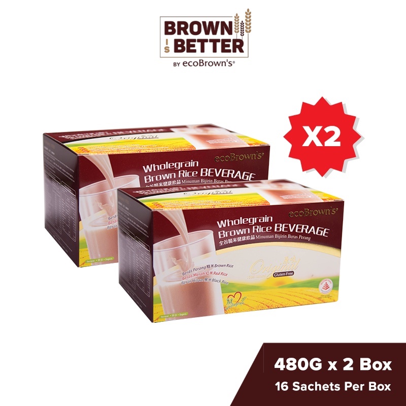 ecoBrown's Original Beverage (480g) [Bundle 2 Packs] | Shopee Malaysia