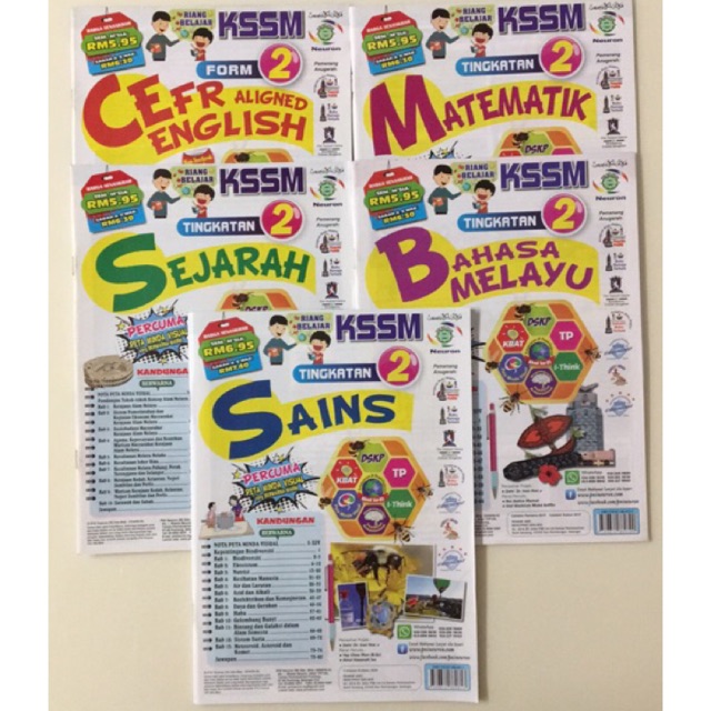 Buku latihan KSSM Tingkatan 2 ( 5 in 1) ( READY STOCK) | Shopee Malaysia