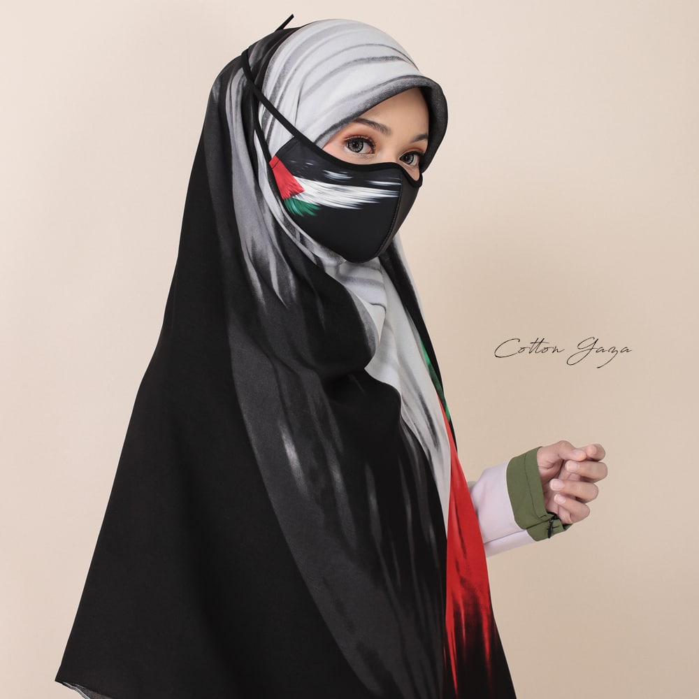 HIJAB GALERIA Mask Gaza Mask Tali Tie Back | Shopee Malaysia