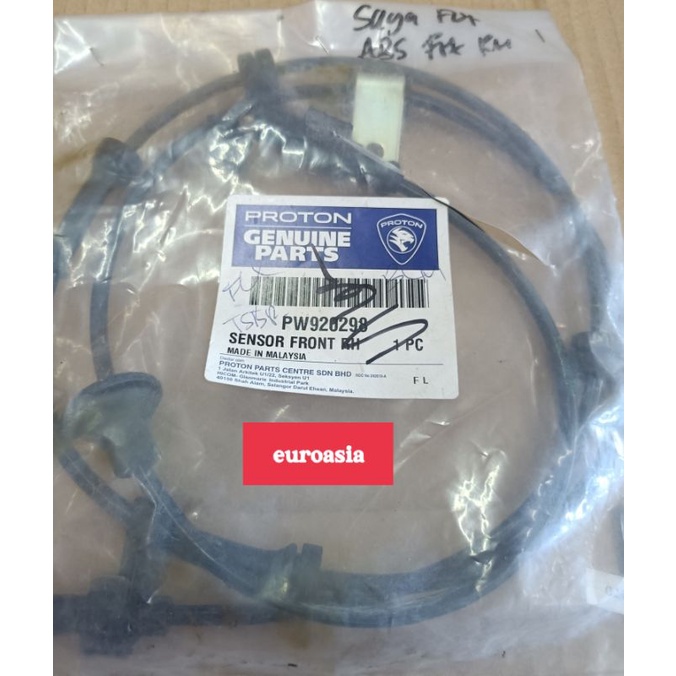 PROTON SAGA BLM FLX ABS SENSOR FRONT RH - PW920298 100% ORIGINAL ...