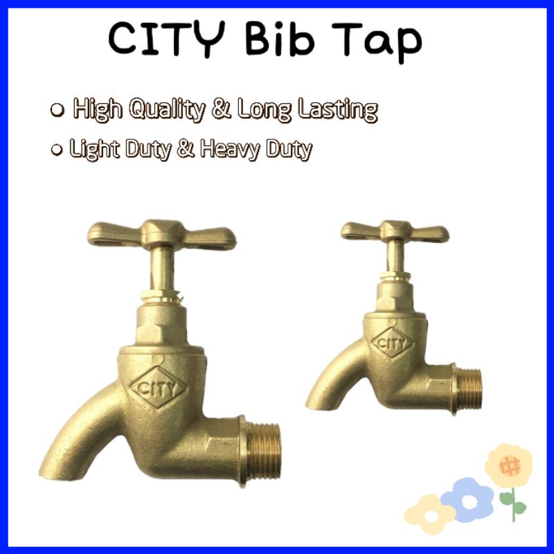 City Bib Tap 1/2” 15MM Kepala Paip Tembaga | Shopee Malaysia