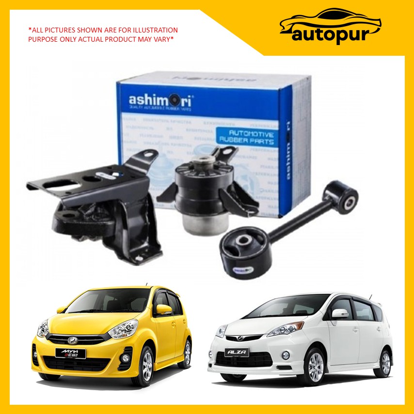 ASHIMORI Engine Mounting Set for Perodua Alza / Myvi Lagi Best 1.5 2011 ...