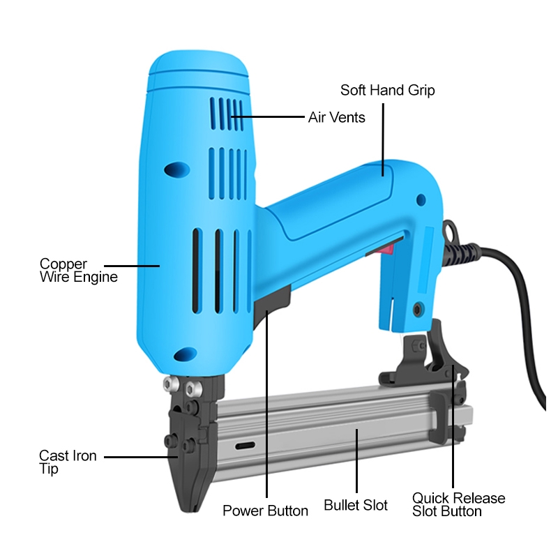 ELECTRIC NAILER GUN ST-F30 ( FREE 1 BOX F30 NAIL) | Shopee Malaysia