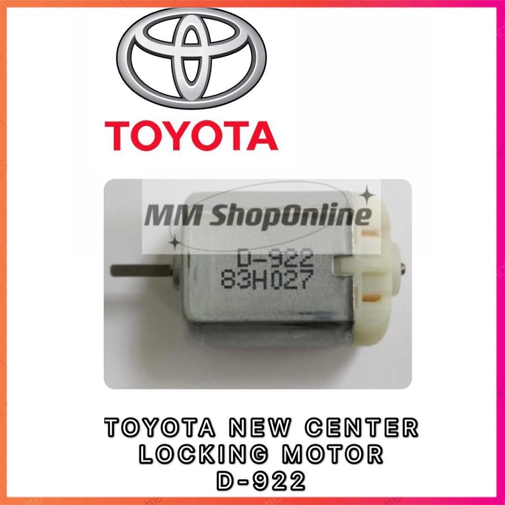 CENTRE LOCKING MOTOR TOYOTA NEW D-922 | Shopee Malaysia