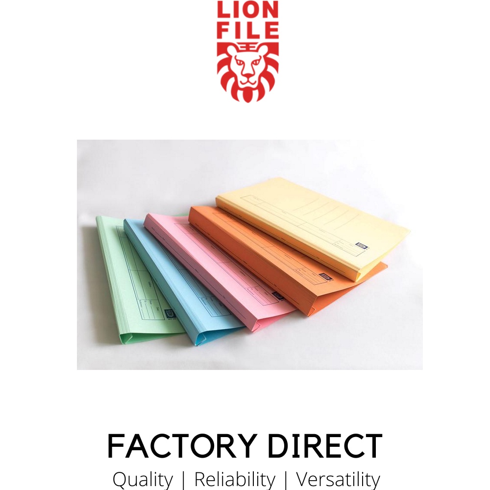 Lion File (200gsm) Manila Files with Spring Mech. - MF604 200pcs/Box ...