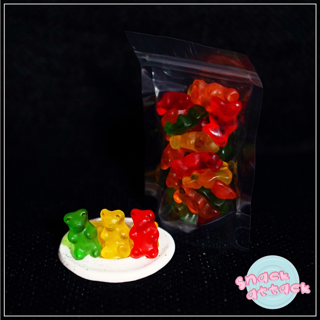 Bebeto Gummy Bears Gummy Candy - 100g [REPACK] [Resealable Zip Lock Bag ...