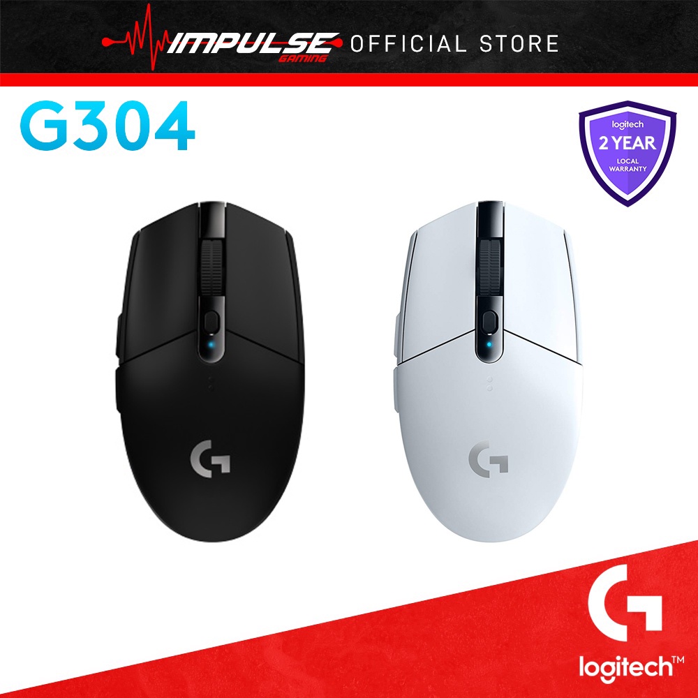 Logitech G304 Lightspeed Wireless Gaming Mouse - 12,000 DPI / 6 Buttons ...