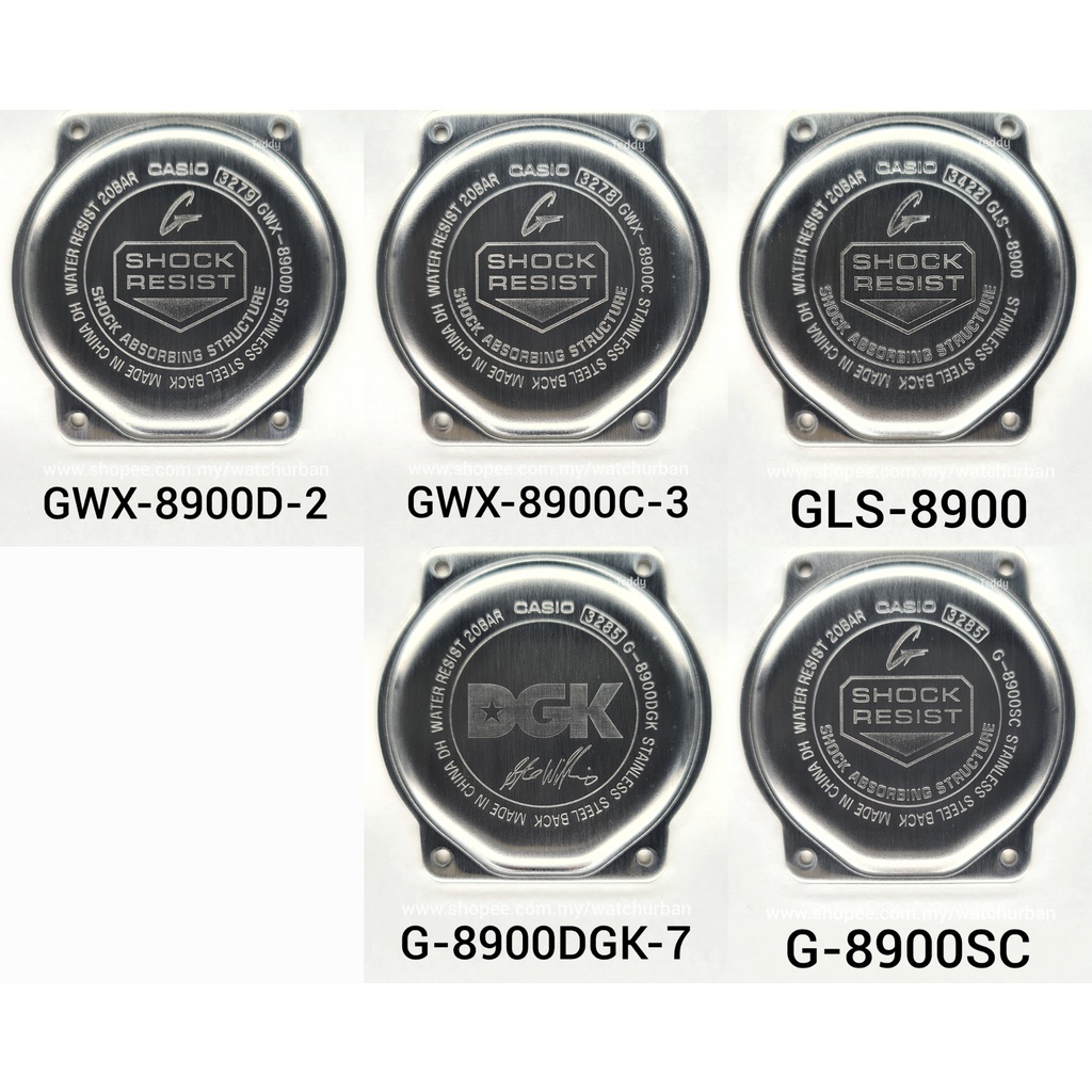 CASIO G-SHOCK COVER BACK ASSEMBLY G8900 GLS8900 GR8900 GW8900 GWX8900 ...