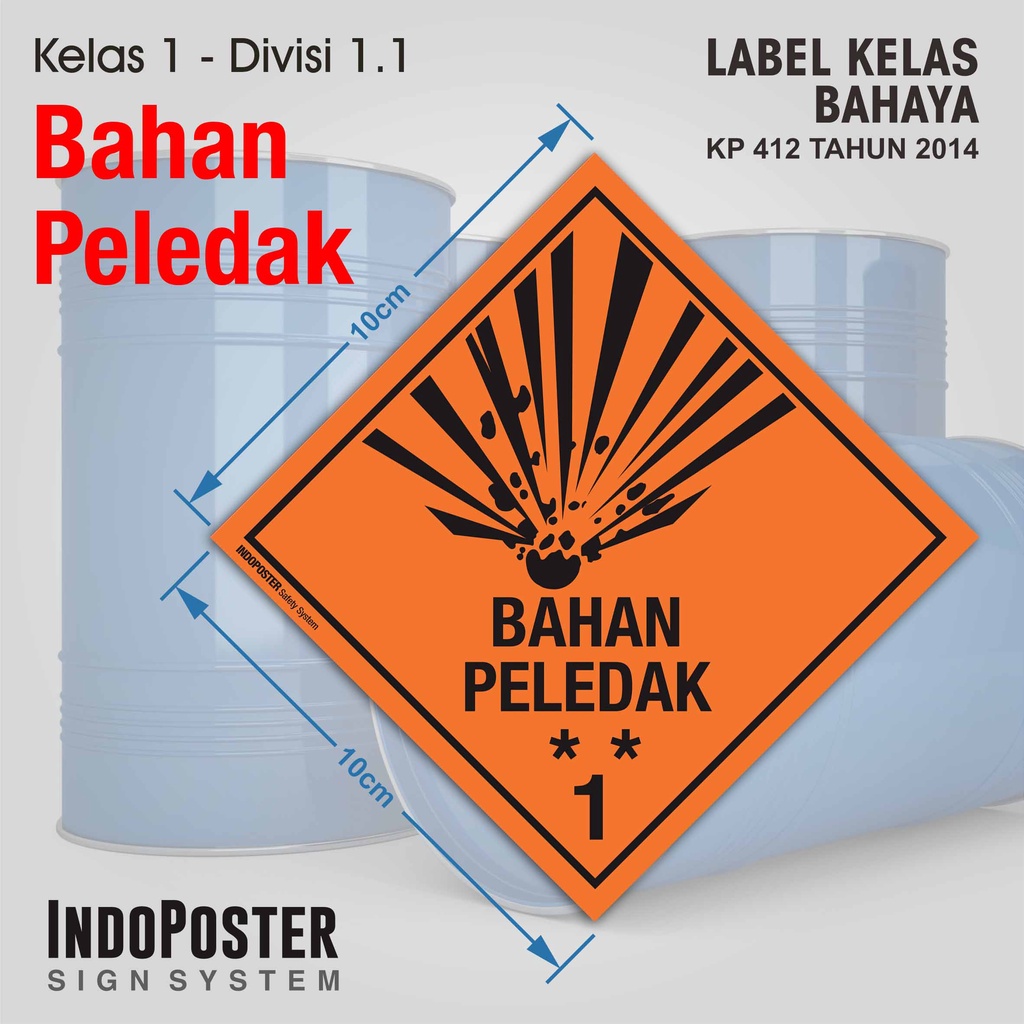 IATA Sticker Class Label Danger Material Dangerous Goods - Explosive ...