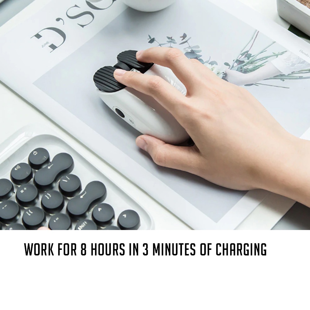 LOFREE Maus Chips Bluetooth Wireless Rechargeable Mouse | Shopee Malaysia