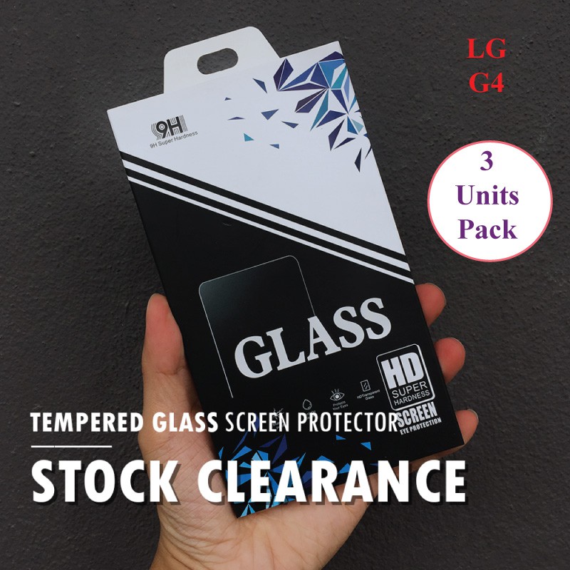(LG G4 @ 3 Units Pack) [Clear] Tempered Glass | Shopee Malaysia