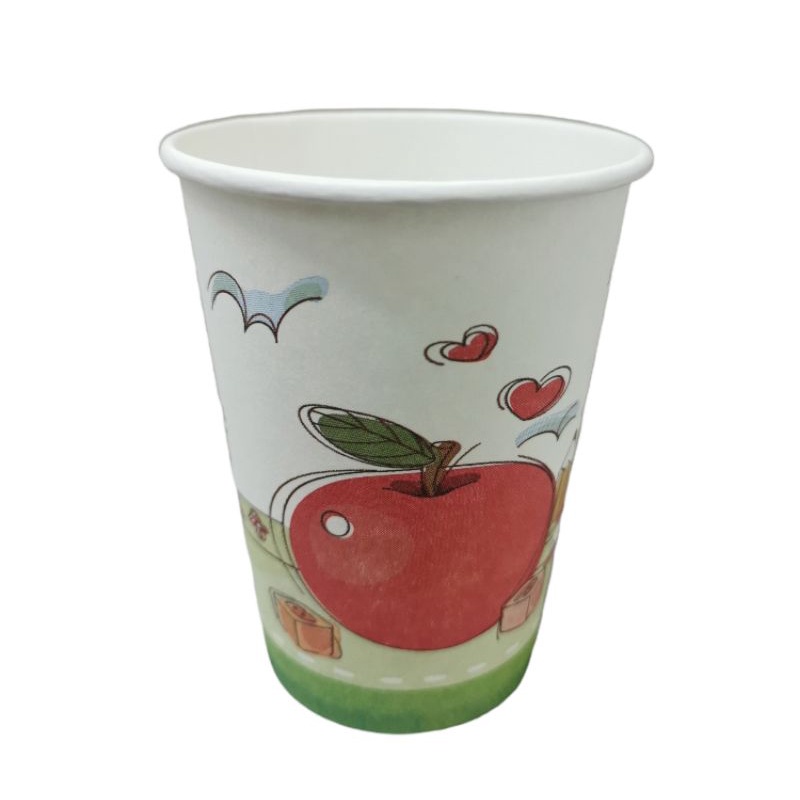 (50pcs) Disposable Printing Hot and Cold Drink Paper Cup /Cawan Kertas ...
