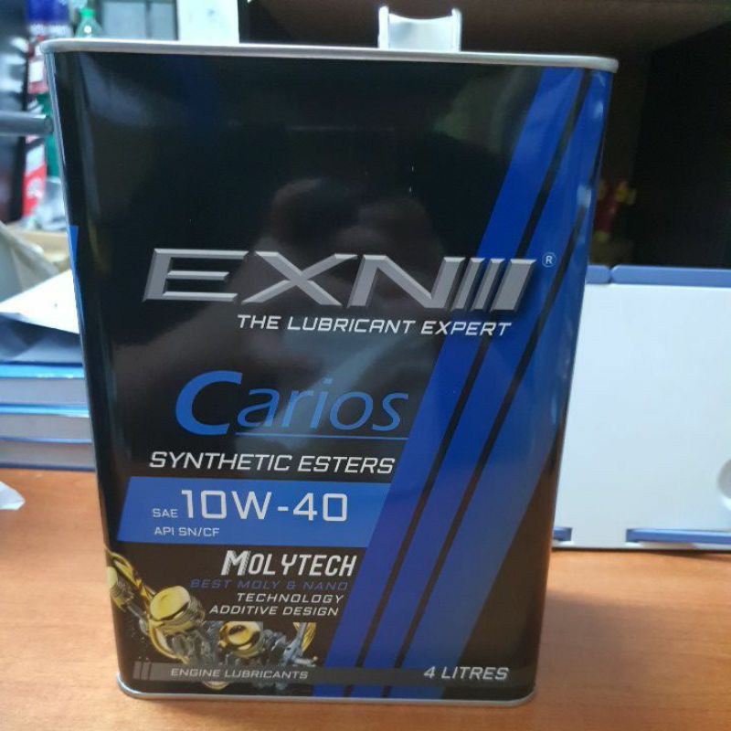 [EXN] (SEMI SYNTHETIC) [10W/40] ENGINE OIL 100% (4LITRE) [1BOTTLE ...