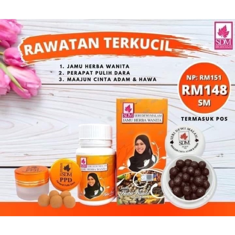 💥💥💥Set Rawatan Terkucil💥💥💥Set Wanita Seri Dewi Malam | Shopee Malaysia