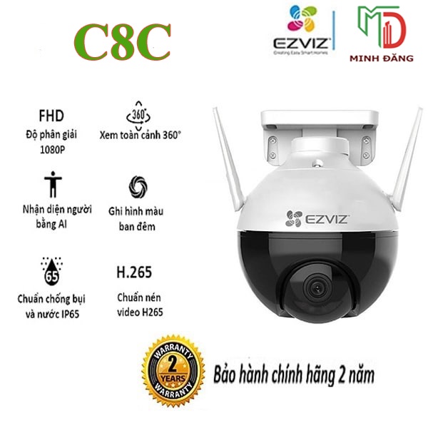 Ezviz C8C HD1080P smart rotating wifi camera | Shopee Malaysia