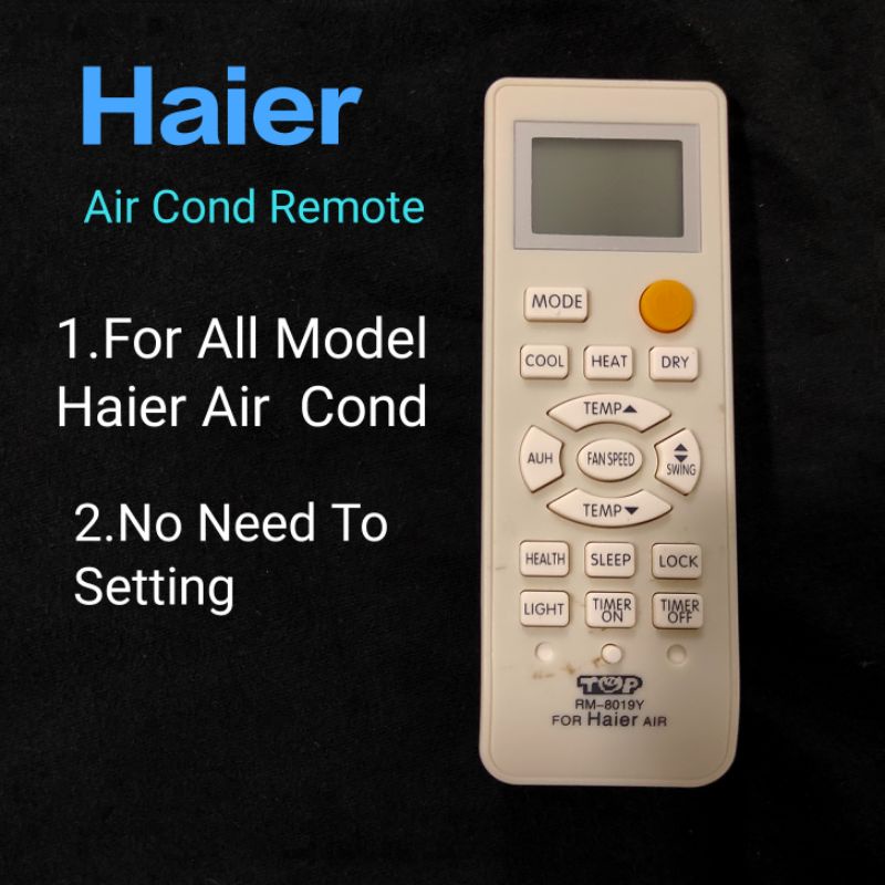 Haier Air Cond Multi Model Remote Control | Shopee Malaysia