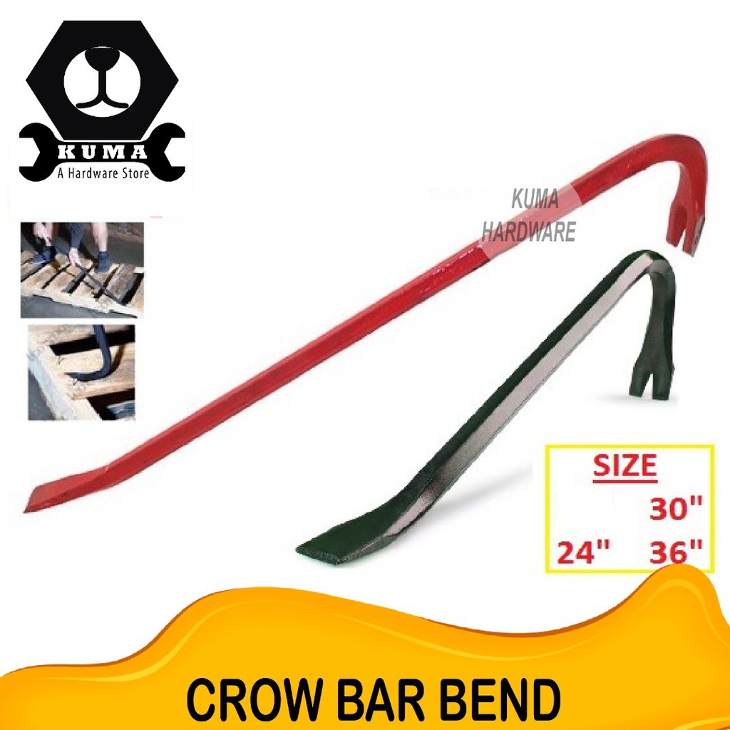 Heavy Duty Crow Bar Bend Kuku Kambing Besi | Shopee Malaysia