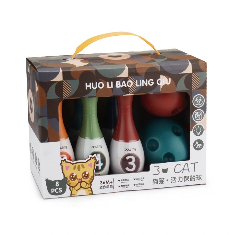 【Msia Ready Stock】Kids bowling Games Pins Balls Sport Toy 3-6 Year Old ...