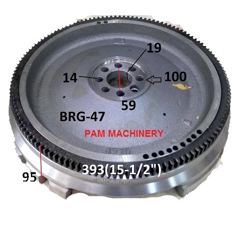 13450-2830 Flywheel For Hino H070,J08C (15x129Tx8H) | Shopee Malaysia