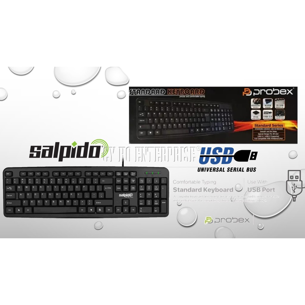 SALPIDO - Imicro/Probex Standard USB Keyboard | Shopee Malaysia