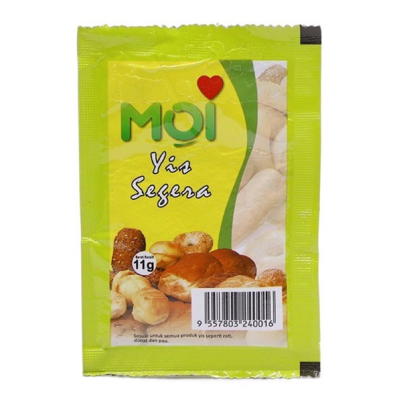 OKI / MOI Instant Yeast / Yis Segera Ibu Roti - 11gm - Sachet Pack ...