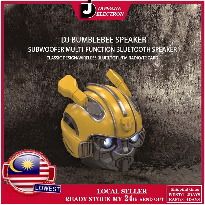 Bumblebee iron Man Bluetooth Speaker Portable Stereo Loudspeakers For FM Radio USB Mp3 TF Smart ...