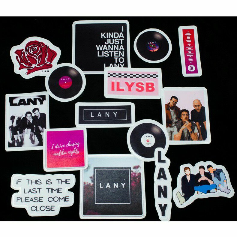 LANY Laminated Stickers (per piece) | Shopee Malaysia