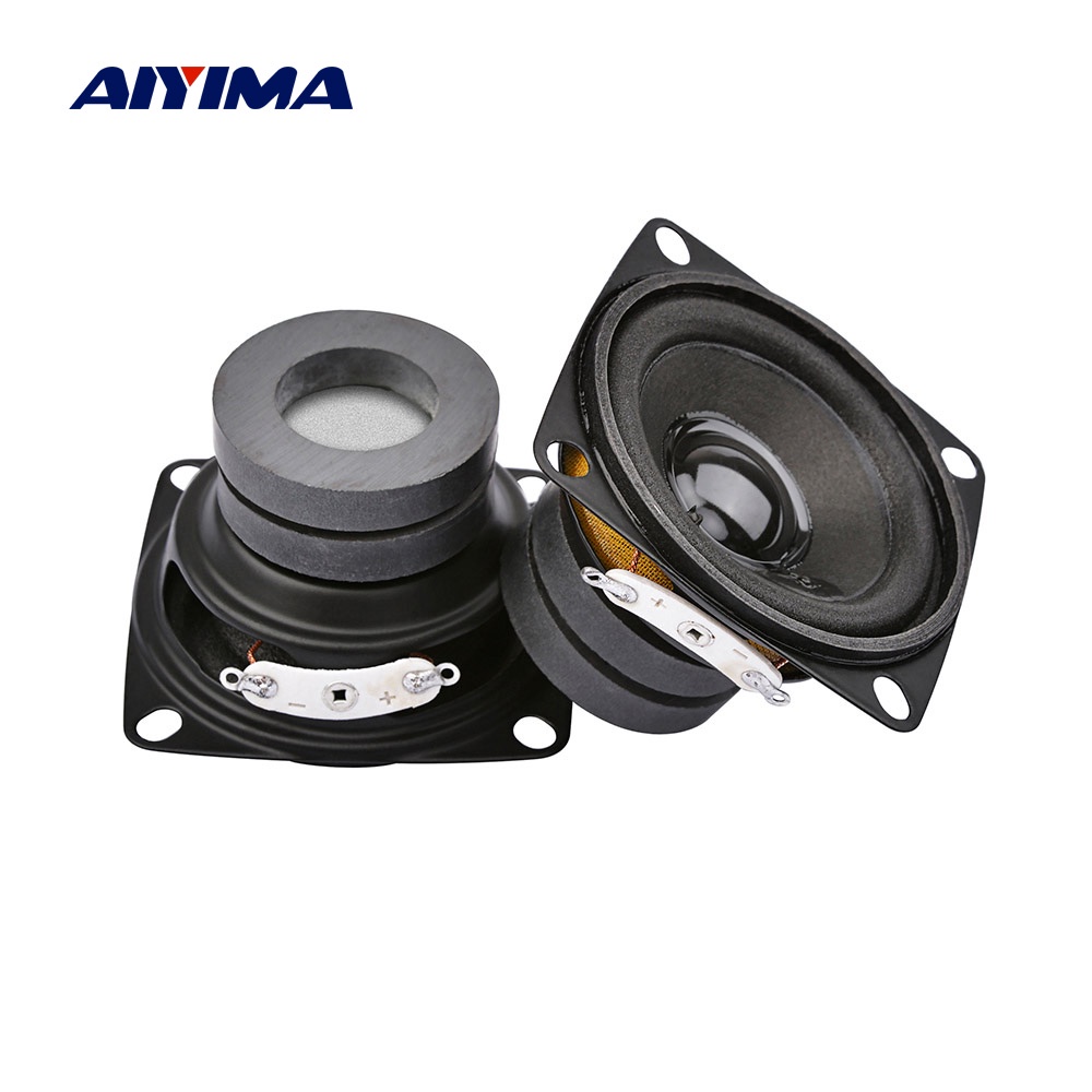 AIYIMA 2Pcs 2 Inch 4/8 Ohm 10W Full RangePortable Speakers Driver Sound Speaker Amplifier Home ...