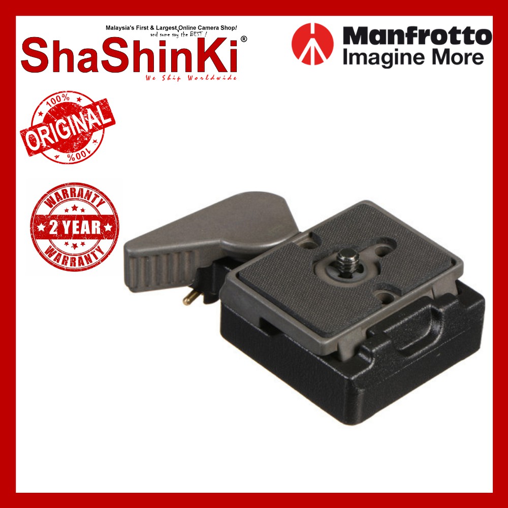 Manfrotto 323 RC2 System Quick Release Adapter with 200PL-14 Plate ...
