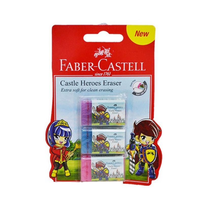 Faber Castell Heroes Eraser (New design) | Shopee Malaysia