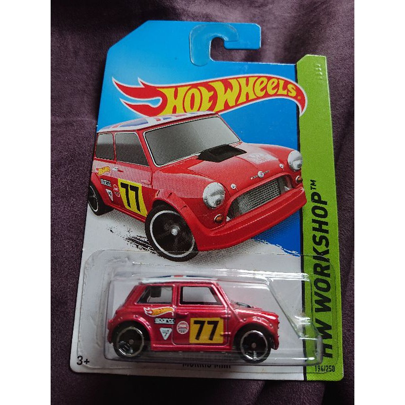 Hot Wheels Morris Mini red 77 Mini Cooper classic Mr Bean old casting ...