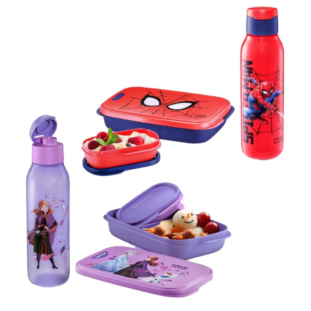 Tupperware Disney Frozen Elsa/ Tupperware Marvel Spider man/ whimsical ...
