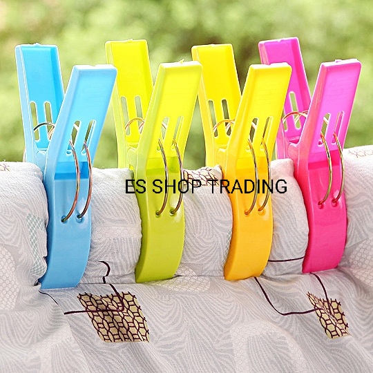 3Pcs Clothes Pegs Large Size Beach Towel Clamp Clothes Clip Cloth Socks ...