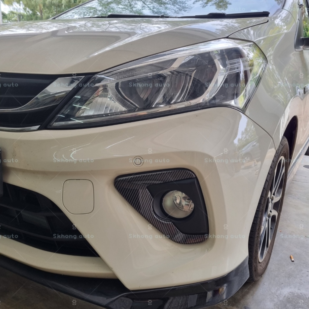 perodua myvi gen3 gm3 2018-2021 amg front bumper canard trim garnish ...