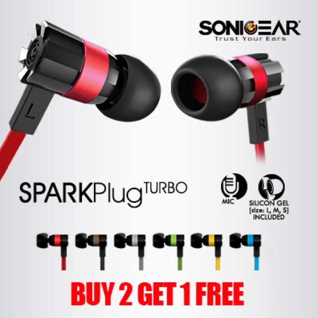 Sonic gear spark plug (red) | Shopee Malaysia