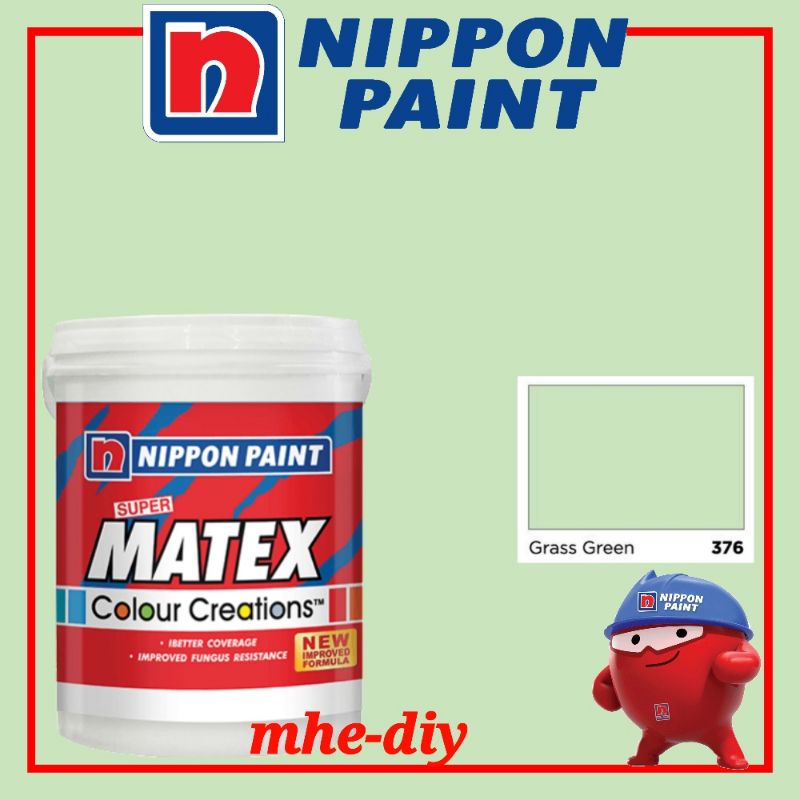 NIPPON 5Liter Super Matex Colour Creations INTERIOR WATERBASED PAINT ...