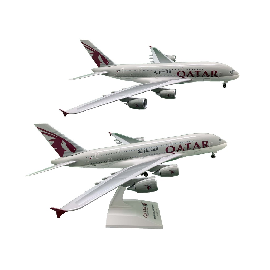 Qatar Airways A380 1 : 200 Scale Model Plane | Shopee Malaysia