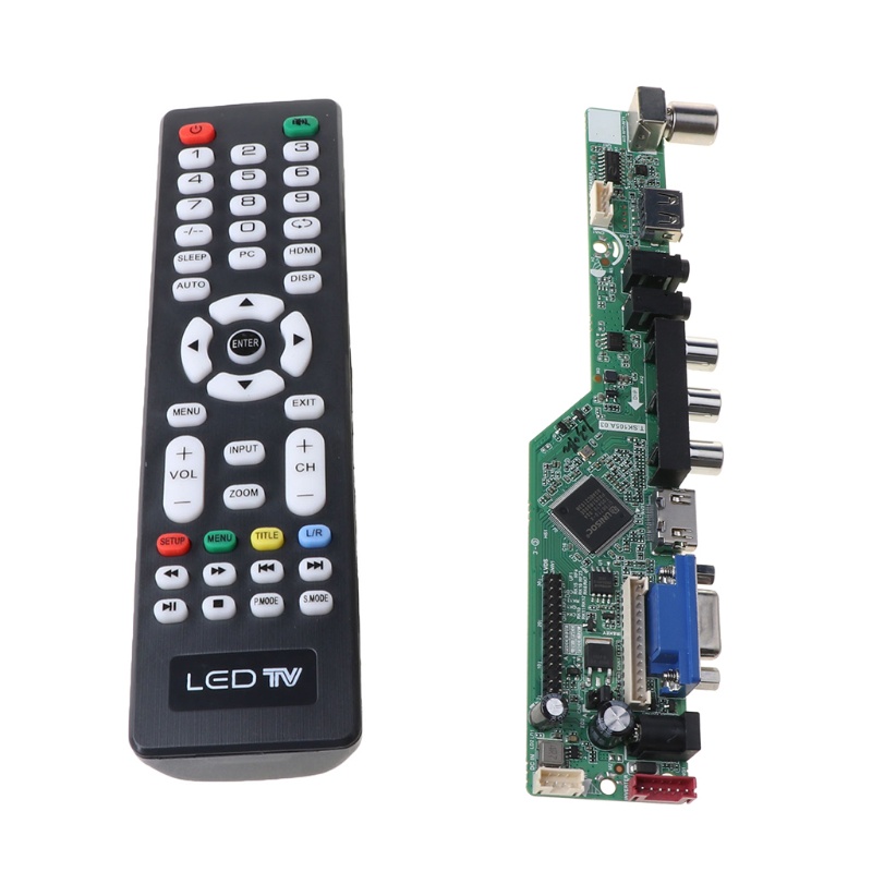 HL Universal LCD Controller Driver Board Kit V29 AV TV VGA USB | Shopee ...