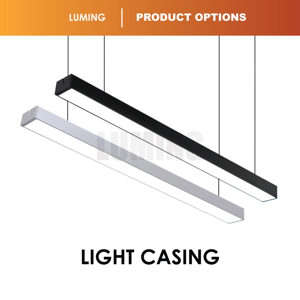 LMG_ LED T8 Linear Light Casing Office Light 2FT 4FT Kalimantang Tube ...
